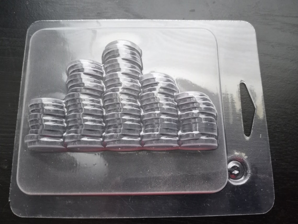 Money Mold, COINS MOLD (small), Chocolate Mold, Fondant Mold, Pirate ...