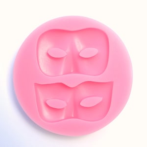 Masquerade Mask Mold, Silicone Fondant Mold, Chocolate Mold, Cake ...