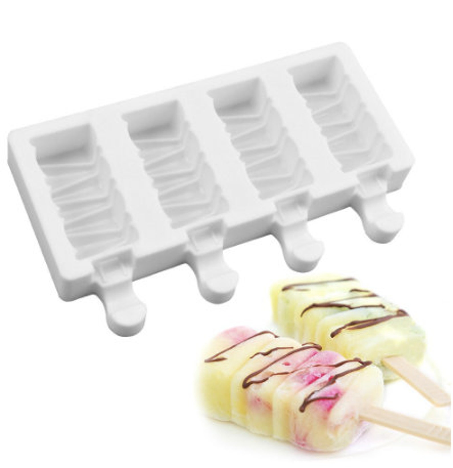 POPSICLE MOLD 4 Cavity Cakesicle Mold Baking Mold Dessert - Etsy