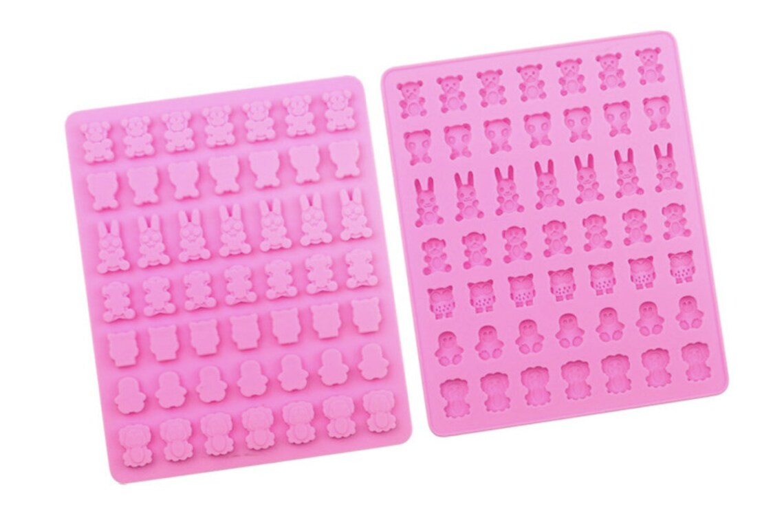 MINI ANIMALS MOLD Bunny Bear Owl Penguin Lion Panda - Etsy