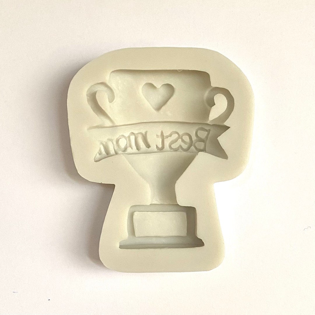 BEST MOM MOLD, Trophy Mold, Mothers Day Cake Decoration, Fondant Mold ...
