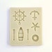 NAUTICAL VARIETY MOLD, 7 Cavity Fondant Mold, Boat Anchor Starfish ...