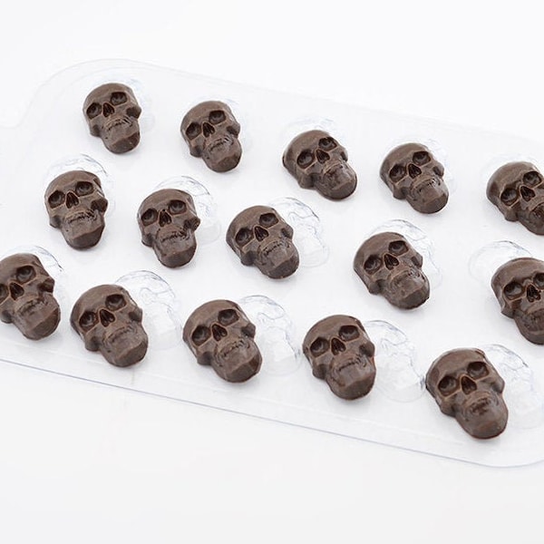 Chocolate Skull Mould - Etsy