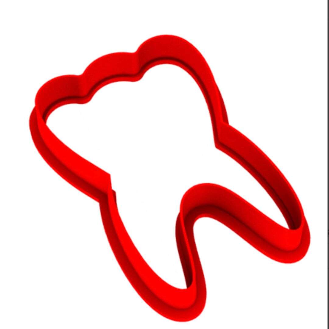 Mini TOOTH COOKIE CUTTER, Fondant Cutter, Dental Theme Cake Decoration ...