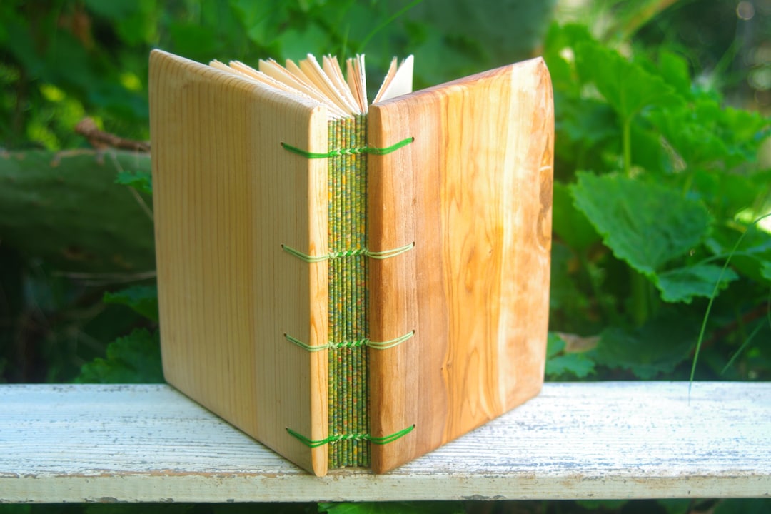 Personalized Wood Cover Journal: Handmade Coptic Bound Diary - Etsy