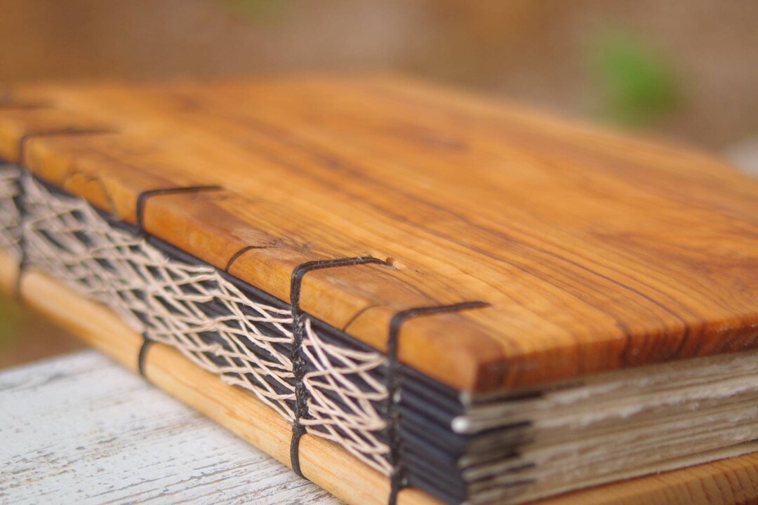 Wood Photo Album, Wedding Album, Scrapbook Photo Album, Rustic Wedding ...