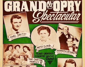 Grand Ole Opry Poster | Etsy