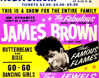 James Brown Poster - Etsy