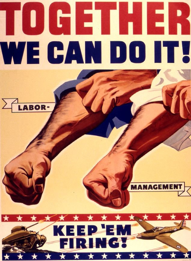 Vintage Propaganda poster print America 2833 | Etsy