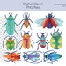 Bugs Clipart / Garden Insect / PNG Files / Instant Download - Etsy