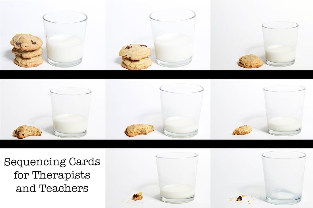 Cookie Sequencing Cards | Printable | for Teachers and Therapists - Etsy
