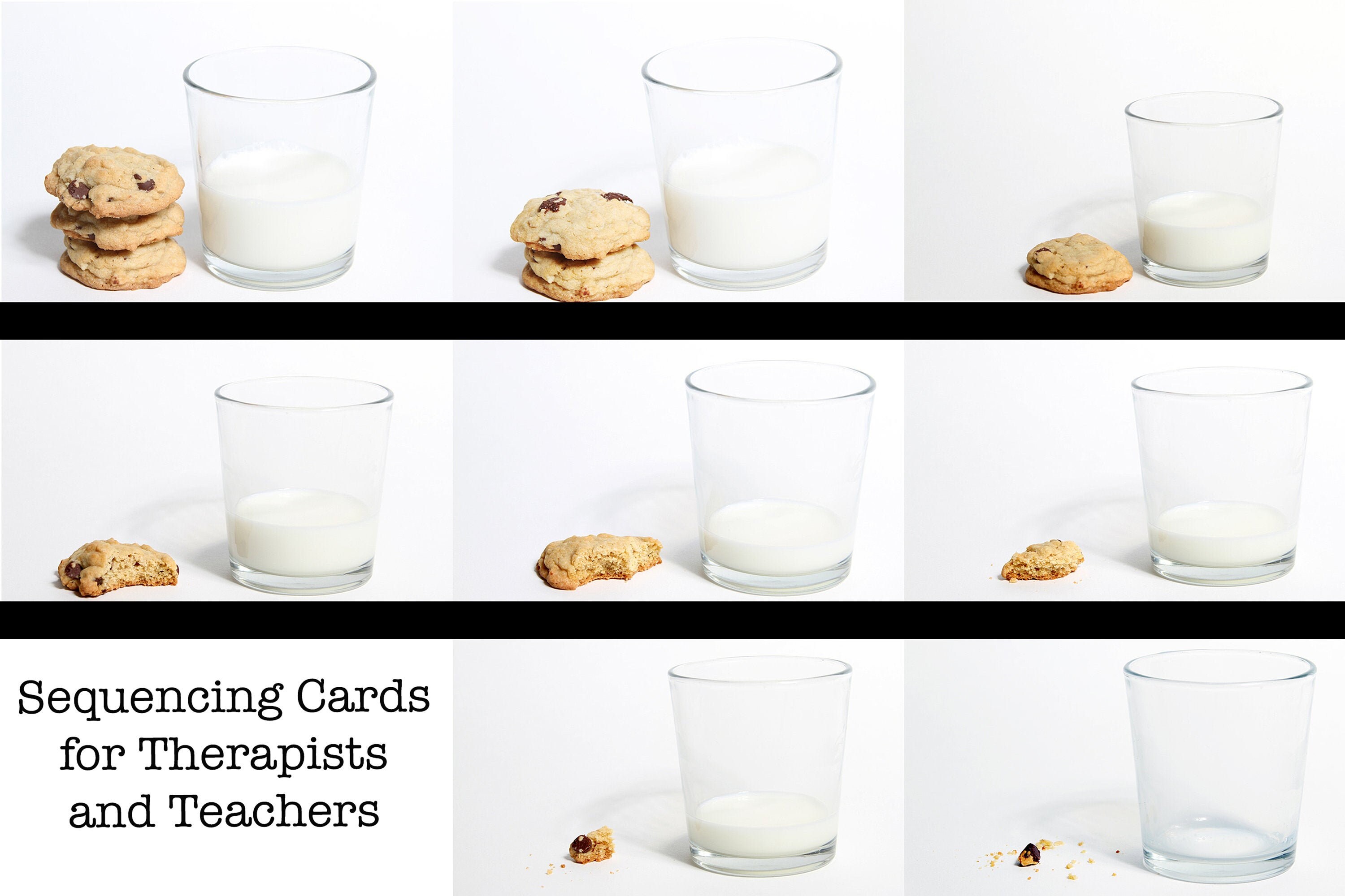 Cookie Sequencing Cards | Printable | for Teachers and Therapists - Etsy