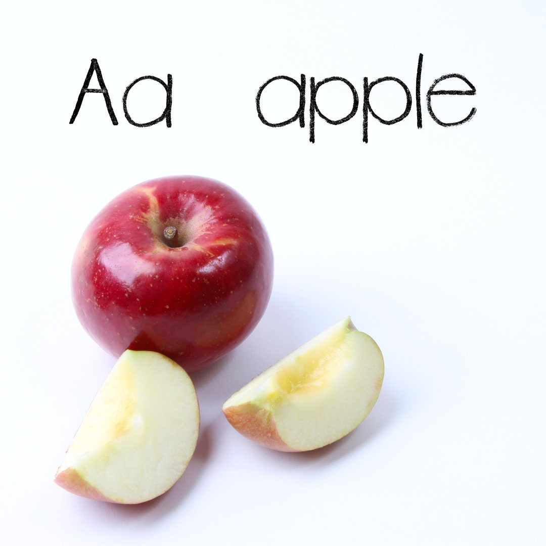 Apple Print | Teacher Printable | Kitchen Decor | Homeschool | Digital ...
