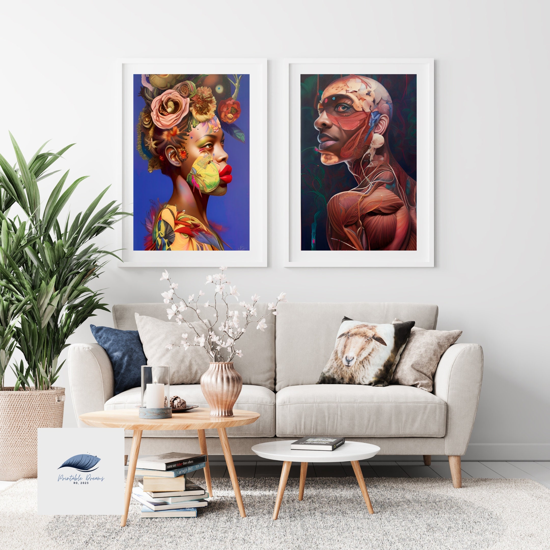 Anatomy Dream Art Anatomy Printable Painting Digital - Etsy