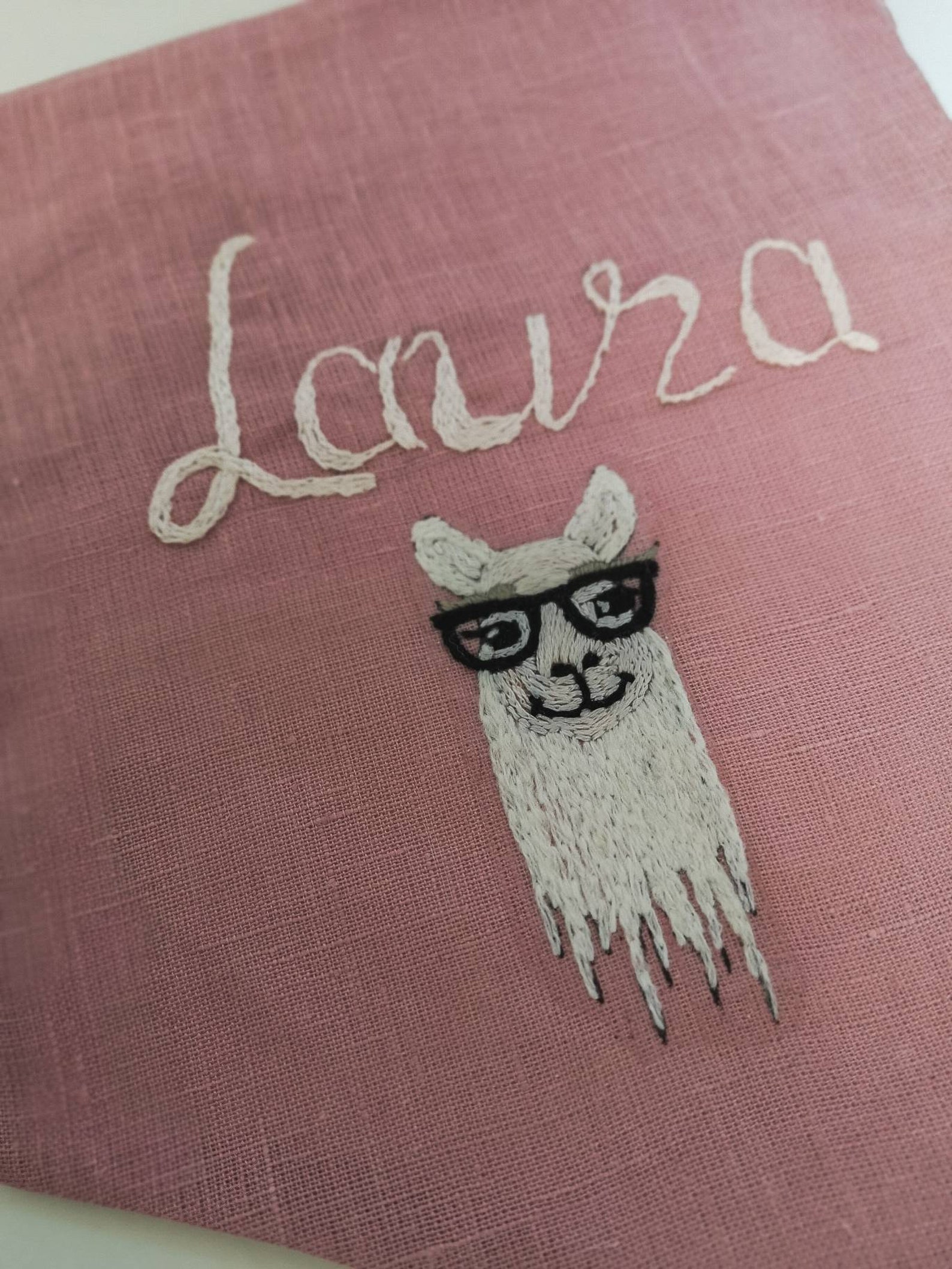 Personalized Banner in the Children's Room, Alpaca Hand Embroidery ...