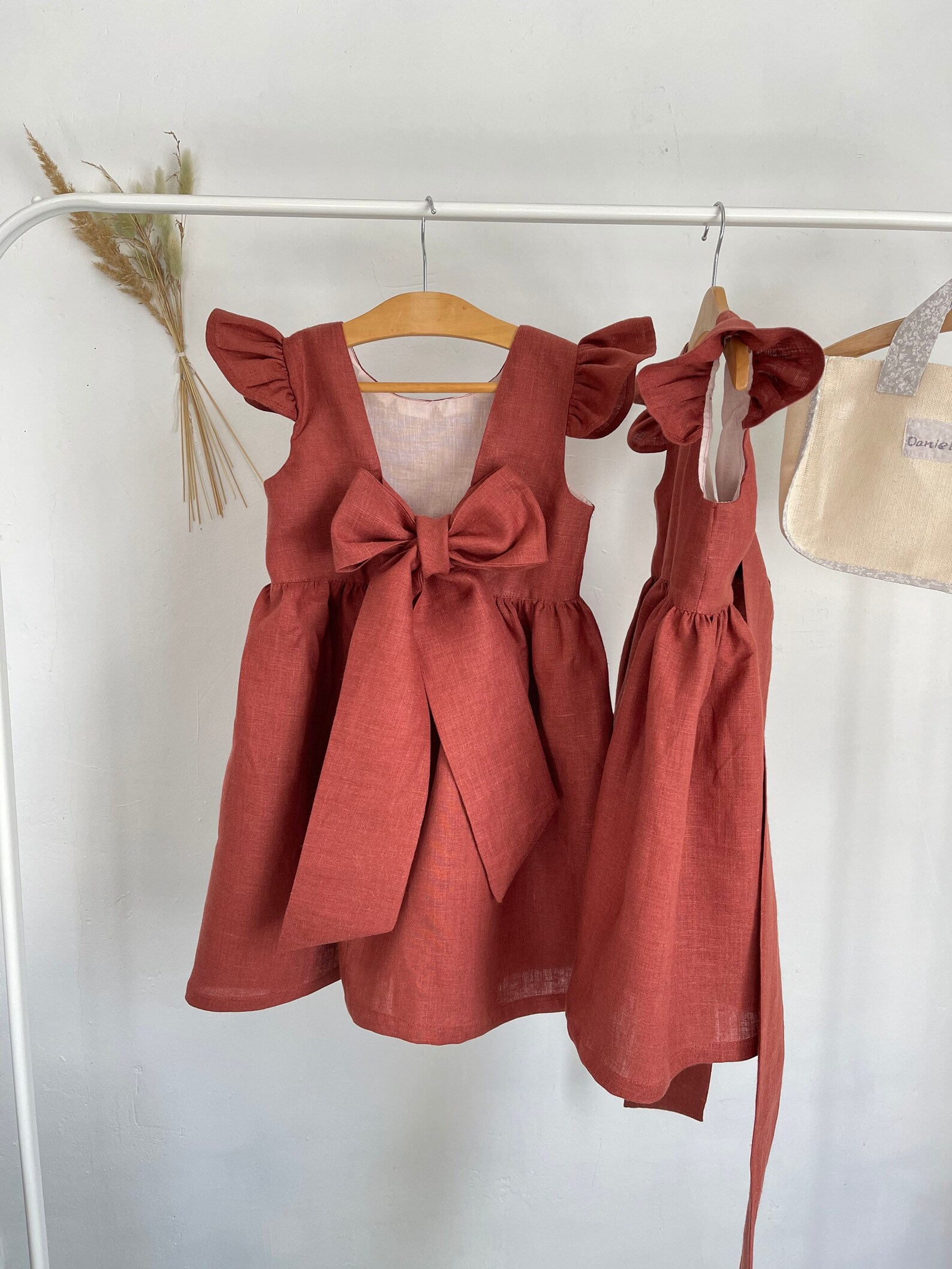 Terracotta Boho Flower Girl Boho Photography Dress Toddler - Etsy
