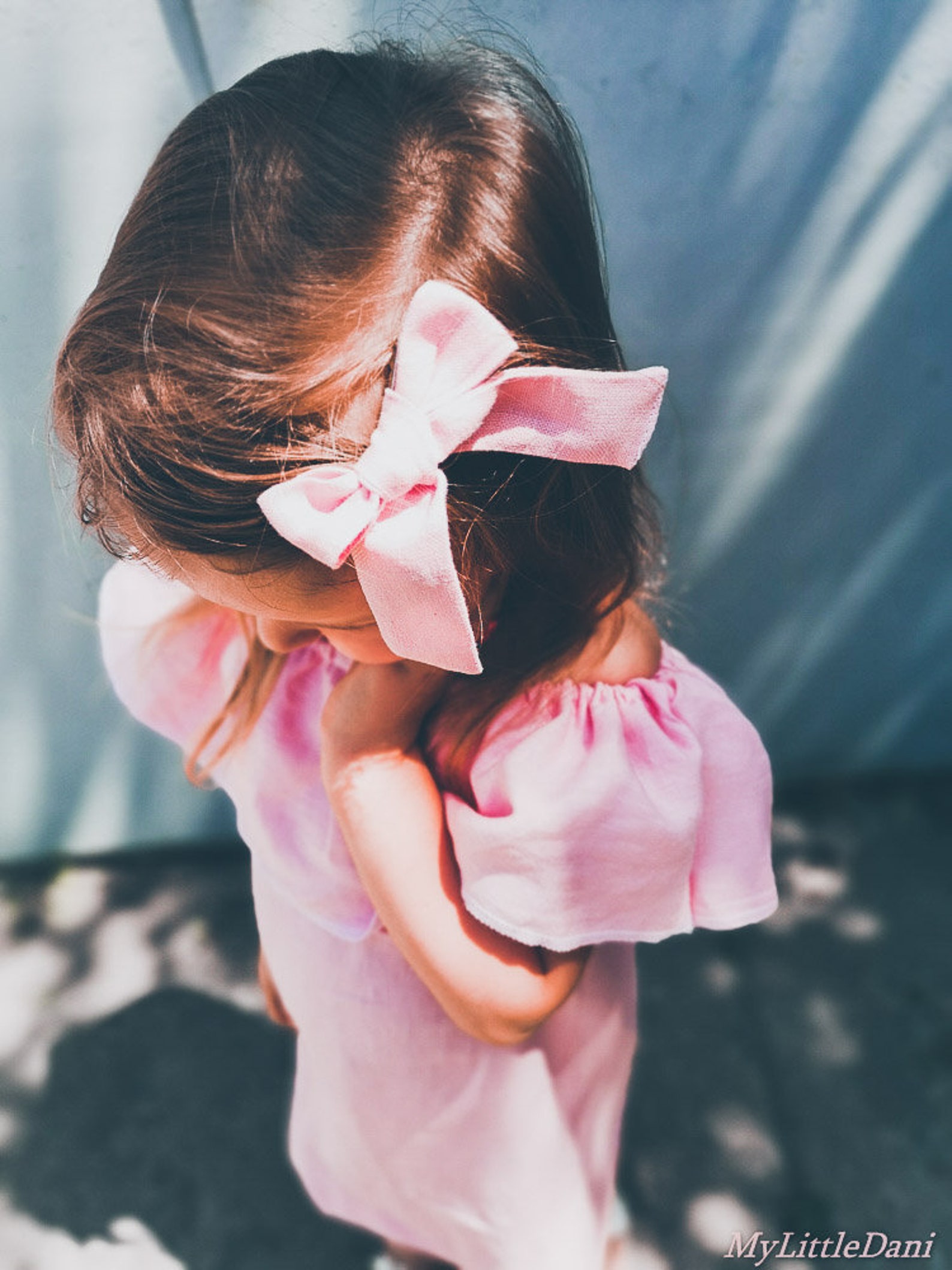 Beach Dress Linen off Shoulder for Girls off the Shoulder - Etsy