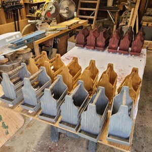 Handcrafted Rustic Wood 6 Pack Beverage Caddy, Antique Grey Finish - Etsy