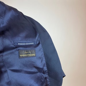 HARRY ROSEN London Wool Blazer Dark Blue Mens Size XL/54 - Etsy