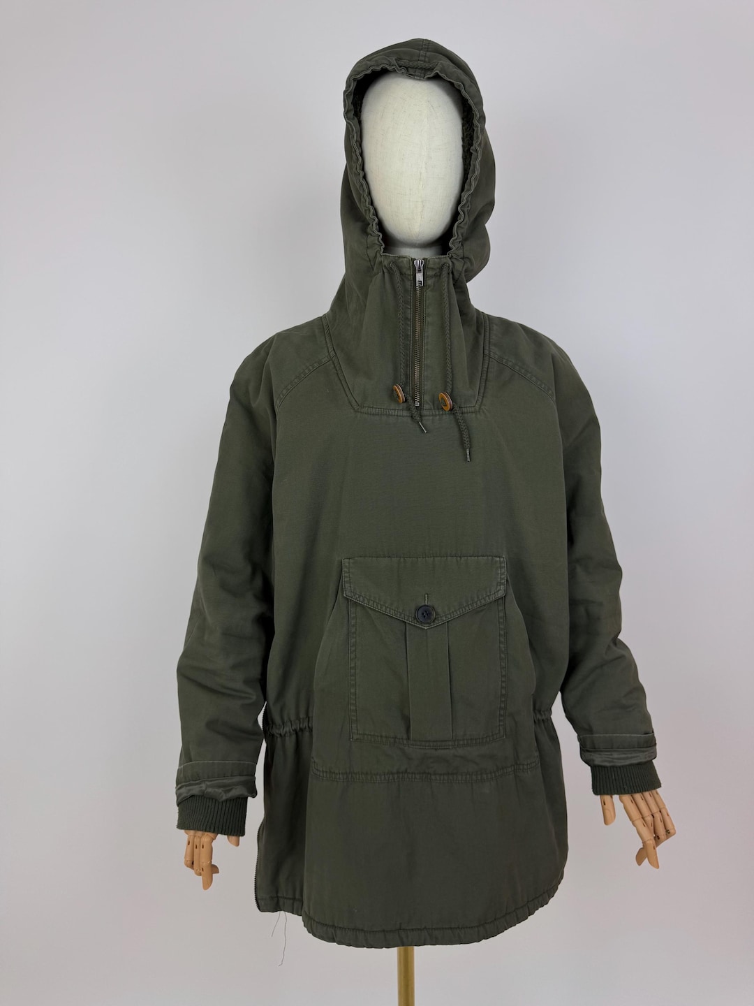 SAMSOE SAMSOE Anorak Utrilla Jacket Military Avant Garde Womens Size M ...