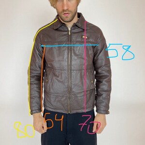 Vintage ECKO UNLTD Leather Jacket Mens Size S - Etsy