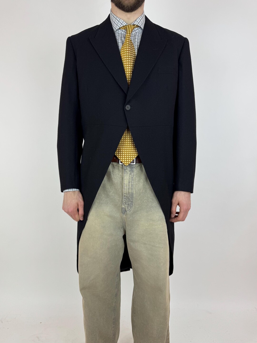 Mitin Antimite Definitif Morning Frock Coat Vintage 40s French Wool ...