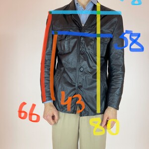 Vintage Leather Jacket Fair Play Mens Size 56 - Etsy