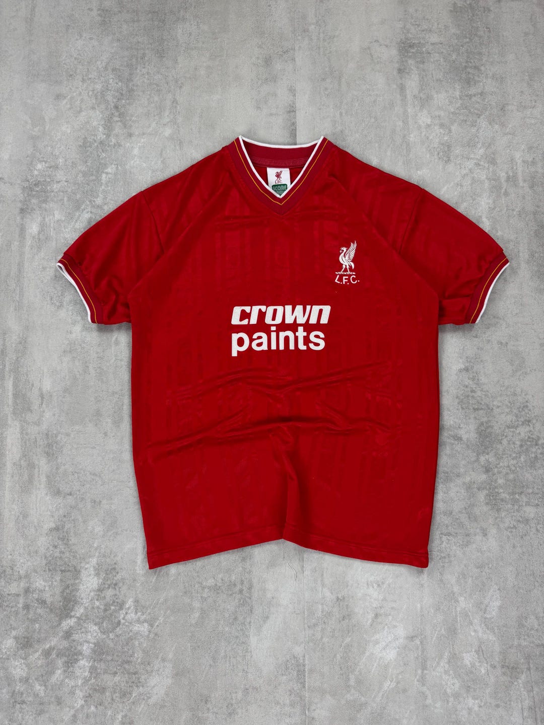 SCORE DRAW LFC Official Tetro Jersey Liverpool Football T-shirt Size M ...
