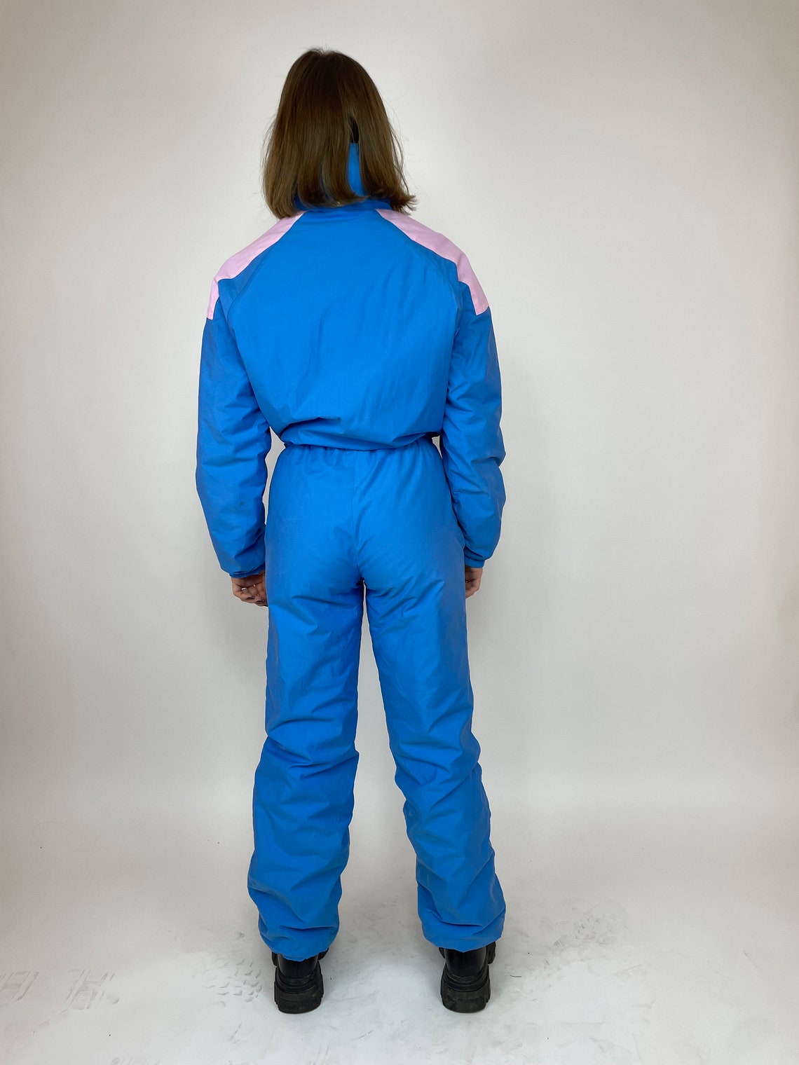 SKI Suit Vintage Retro Snow Suit Matinal Multicolor Womens Size 40 ...