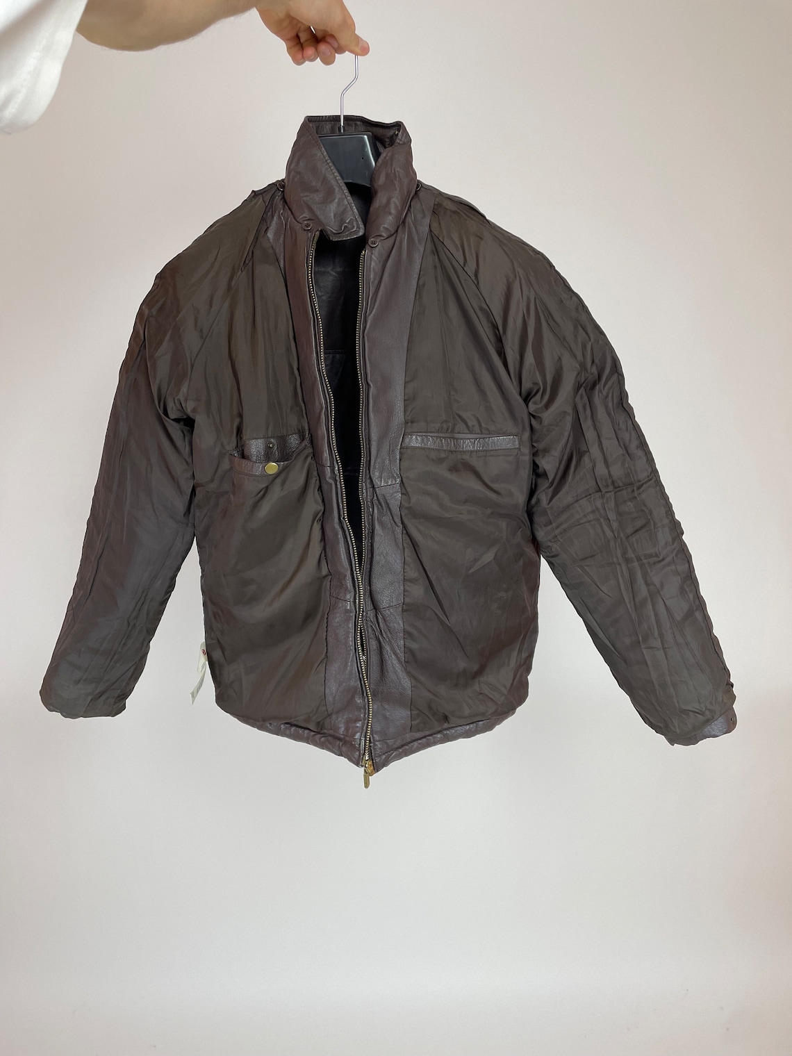 Vintage ECKO UNLTD Leather Jacket Mens Size S - Etsy
