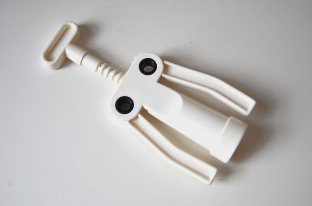 Vintage White Post Modern Plastic Corkscrew Wine Opener, 1980s - Etsy