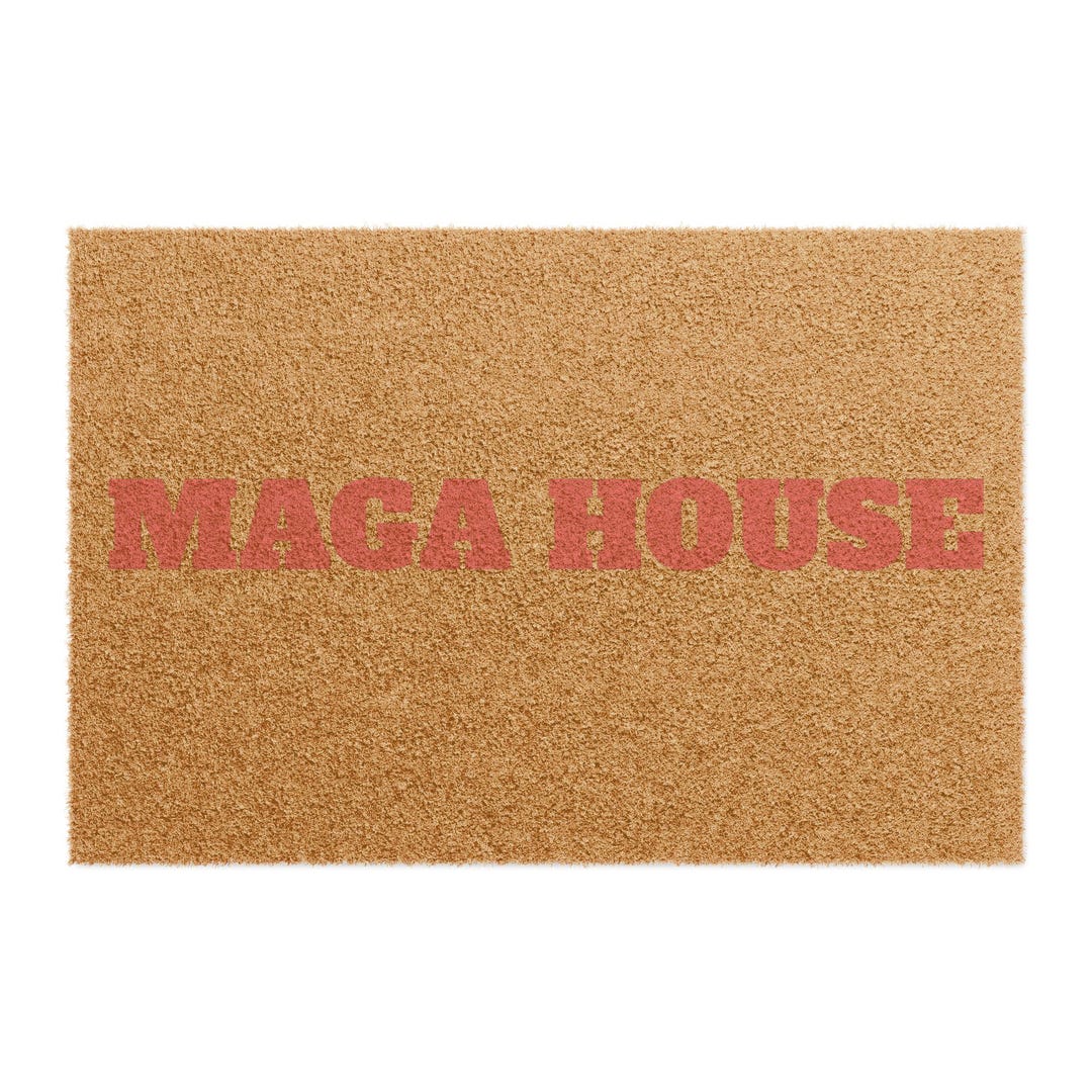 MAGA HOUSE Doormat | Political Coir Welcome Mat - Etsy