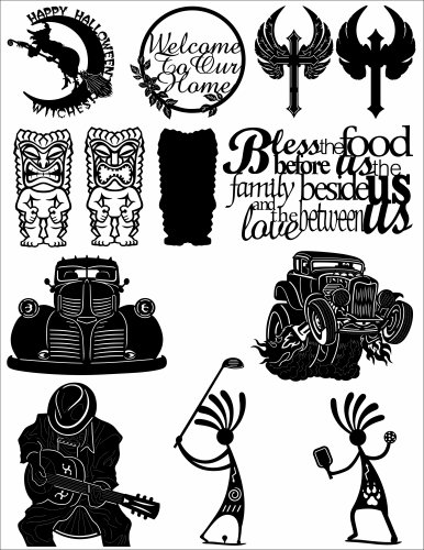 Designs by De Lap vol 1.5 CNC Plasma File Package DXF SVG With Images ...