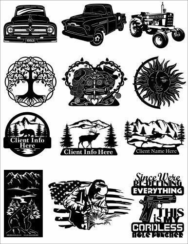 Designs by De Lap vol 1.5 CNC Plasma File Package DXF SVG With Images ...