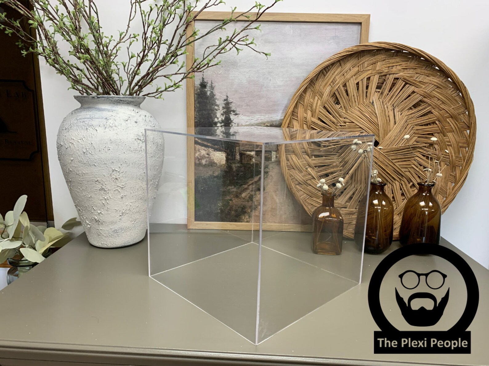 Clear Acrylic 5-sided Display Box - Custom Sizes Available. Free Fast ...