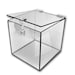Acrylic 5-sided Box W/ Hasp Lock Lid - Etsy