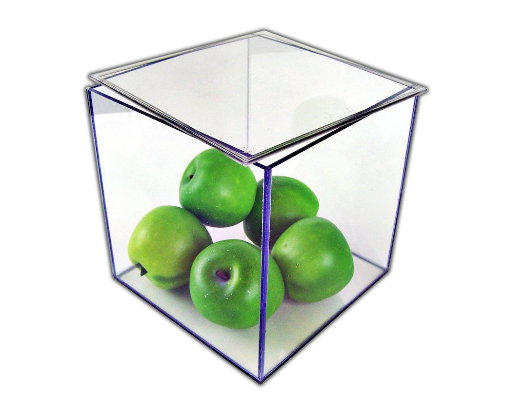 Clear Acrylic Box W/removable Top Lid - Etsy