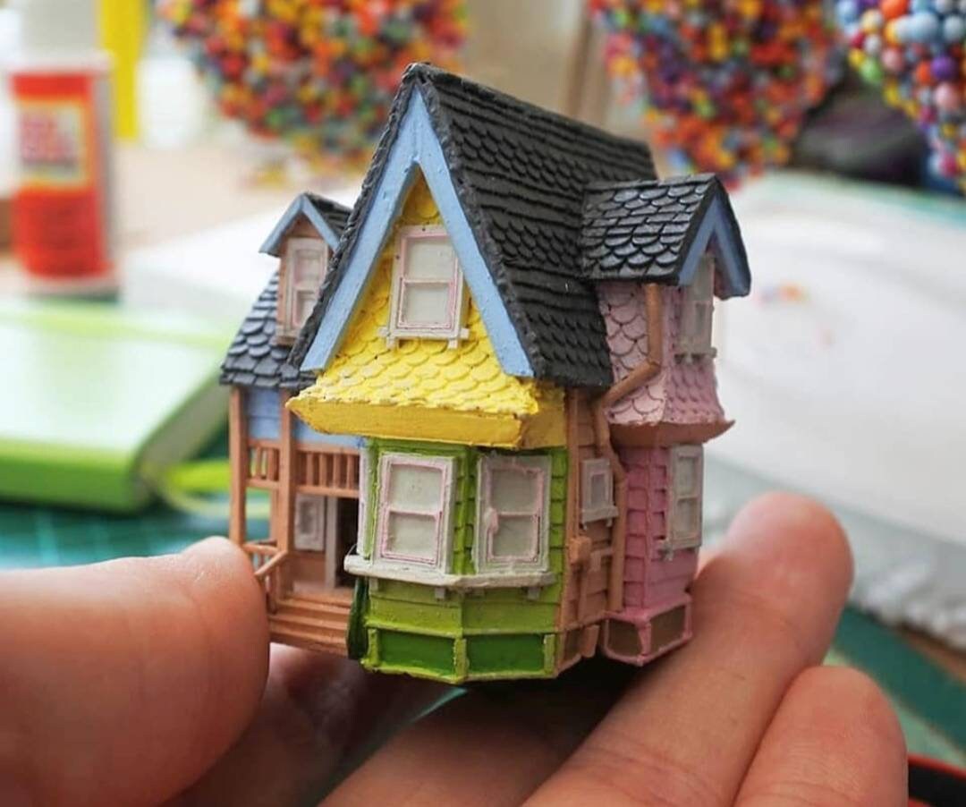 Up House Floating Diorama Replica Inspired by the Pixar up - Etsy