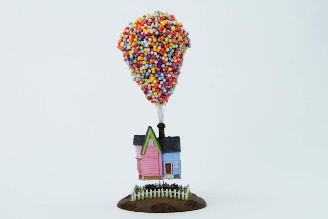 Up House Floating Diorama Replica Inspired by the Pixar Up | Etsy