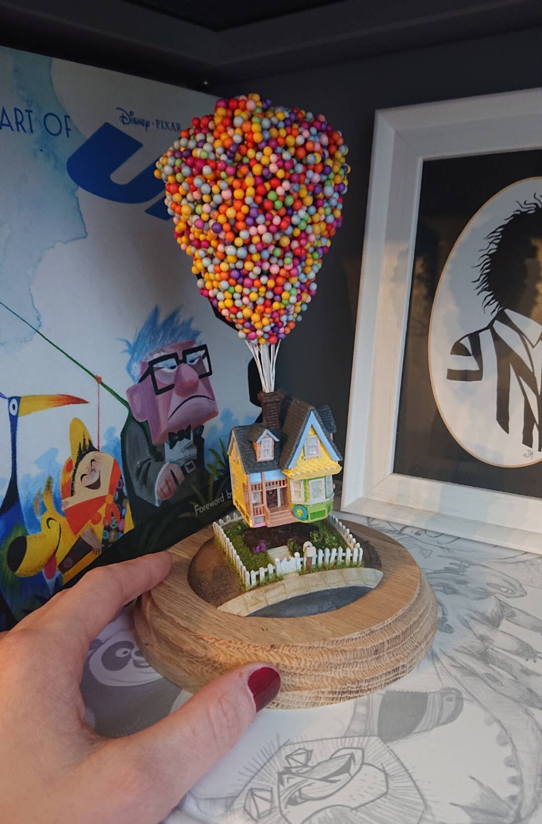 Up House Floating Diorama Replica Inspired by the Pixar up House With ...