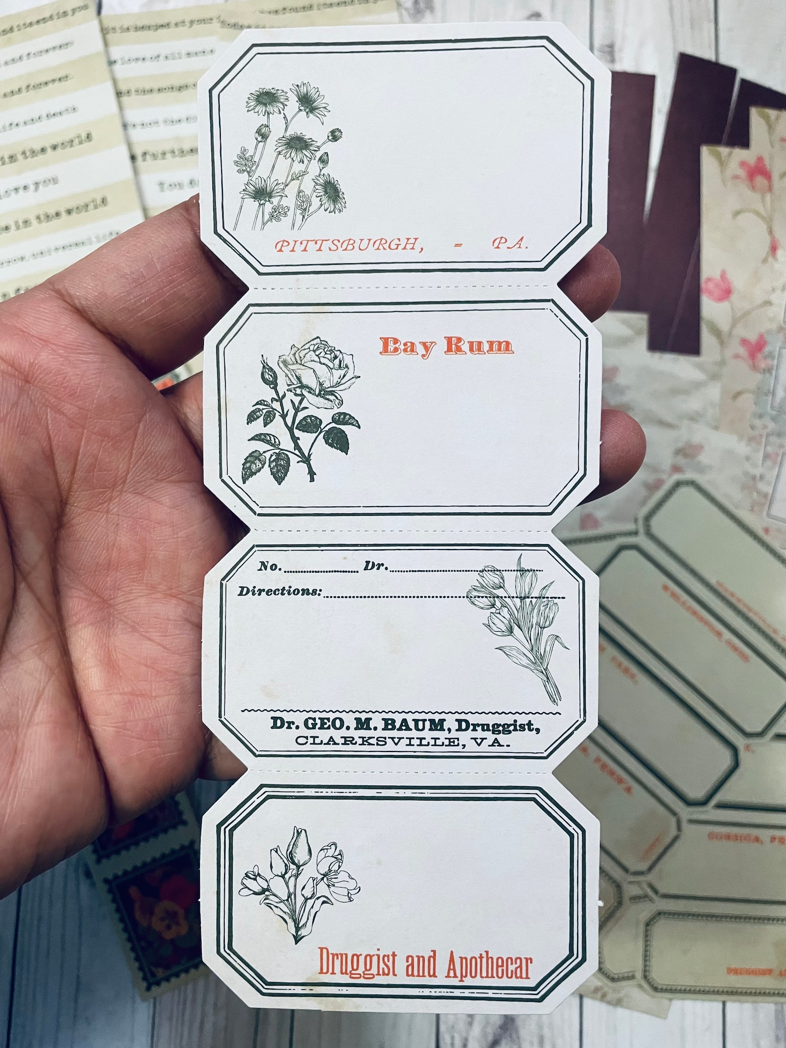 Junk Journal 30 Vintage Themed Paper Sticker Kit. Junk Journal - Etsy