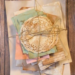 Handmade Tea Dyed Mixed Paper Pack. Tea Dyed Paper Junk - Etsy