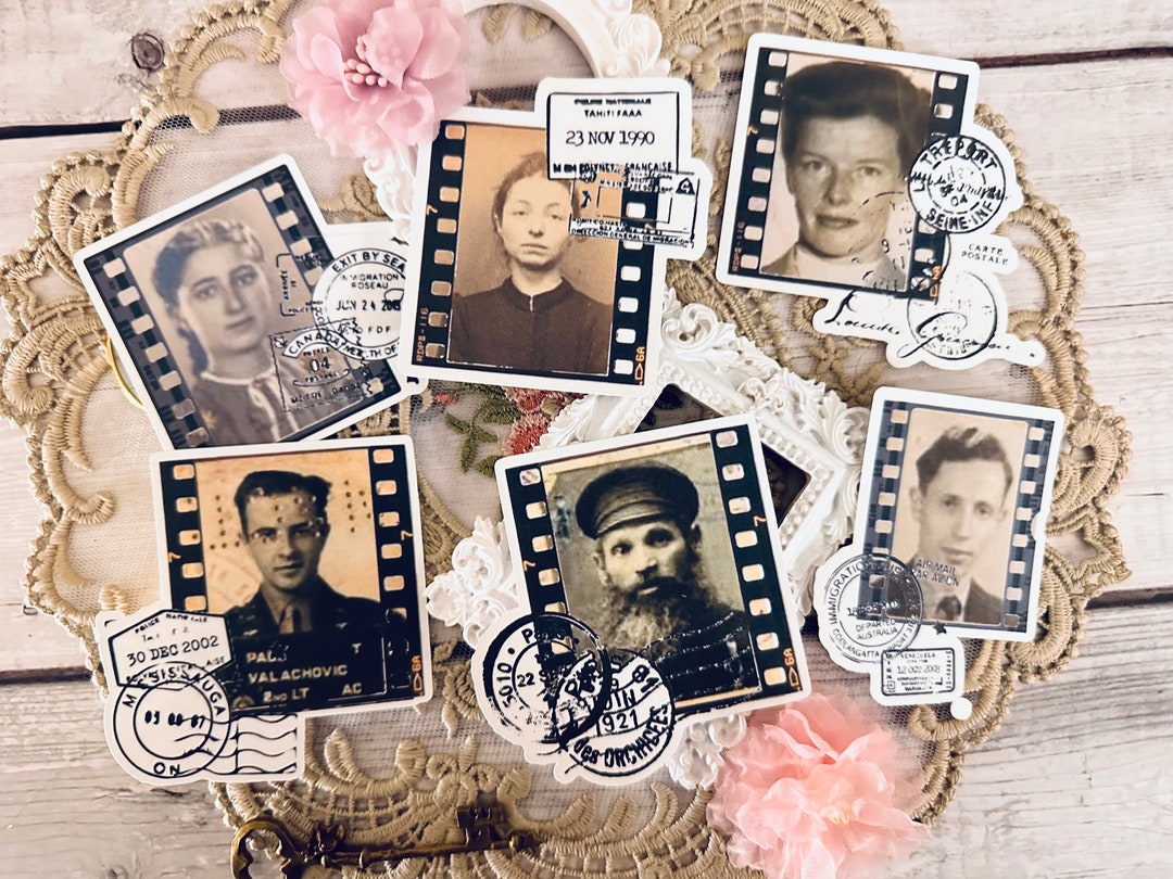 Vintage People Photo Ephemera Journal Set. Junk Journal Ladies Photo ...