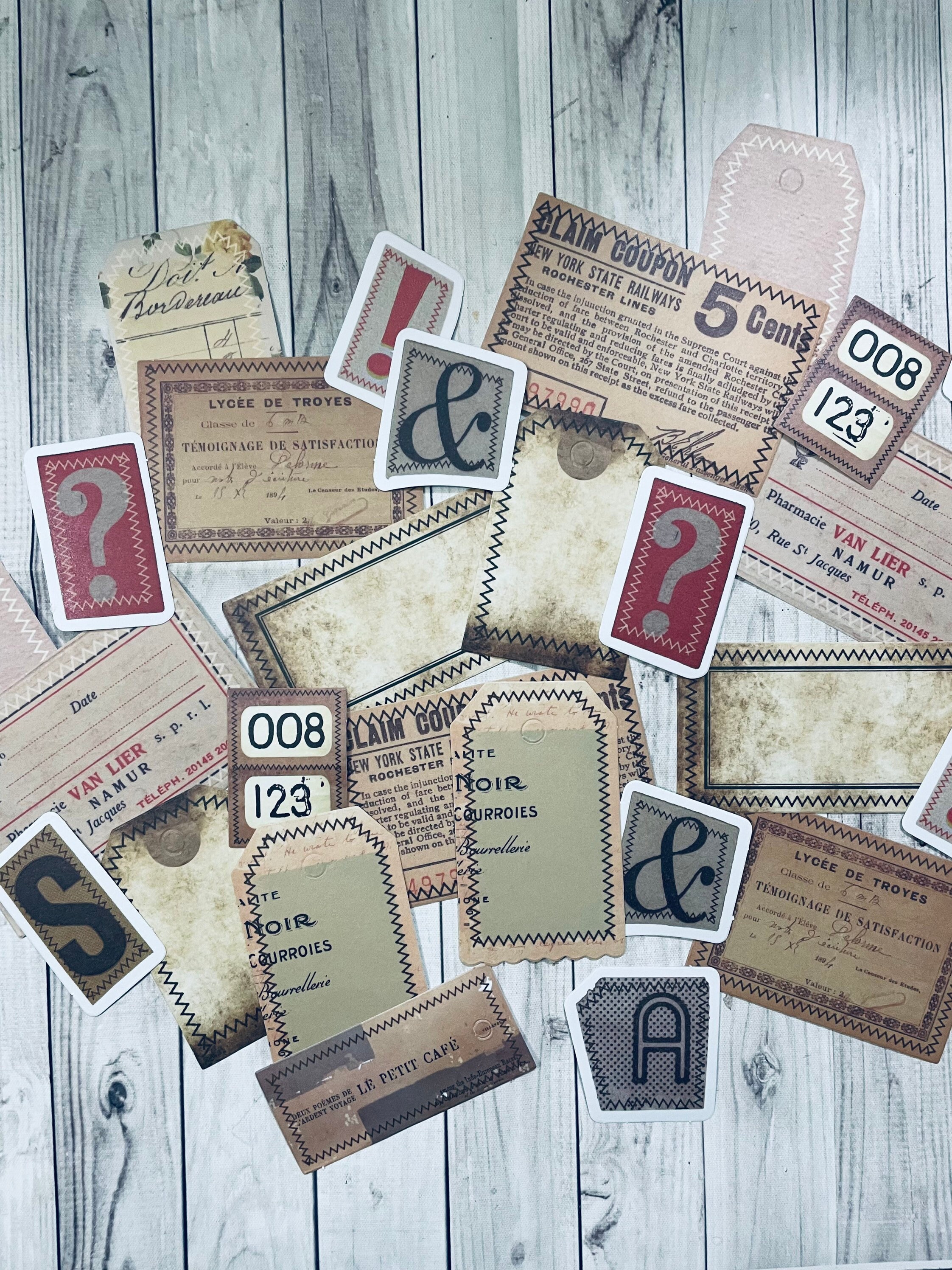 Bullet Journal Stickers Aesthetic Magazine 30 Pcs Vintage Pictorial ...