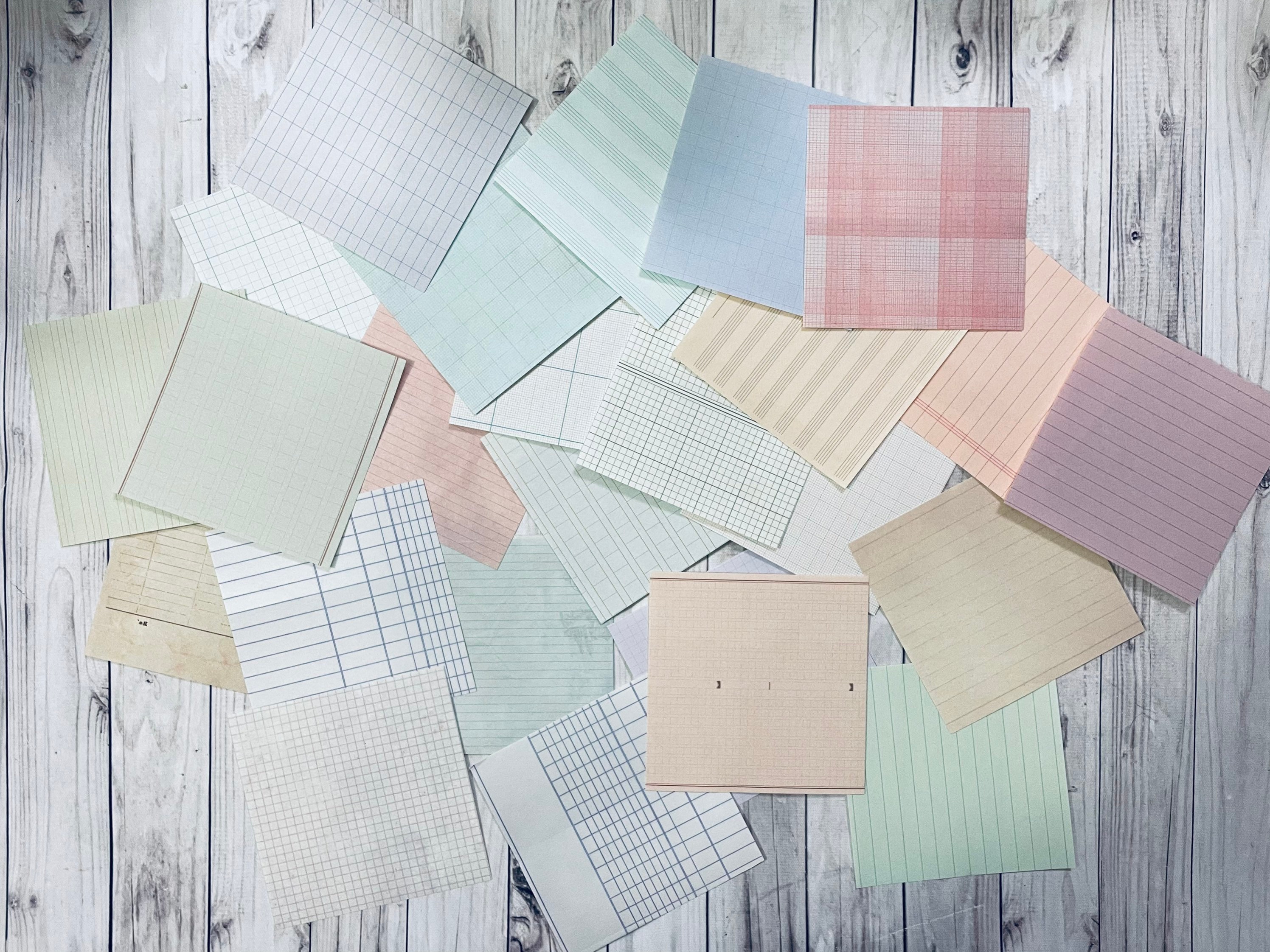 Junk Journal 100 Small Journal Paper Set. Planner Supplies - Etsy