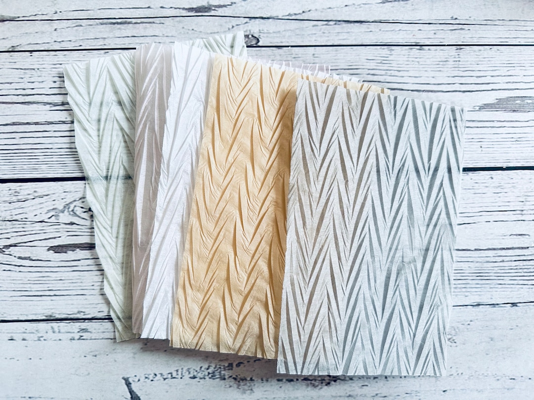 5 Sheets of Texture Embossed Paper for Junk Journaling. Texture Paper ...