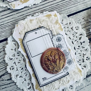 Junk Journal Paper Collage Clusters With Wax Seals Junk Journal ...