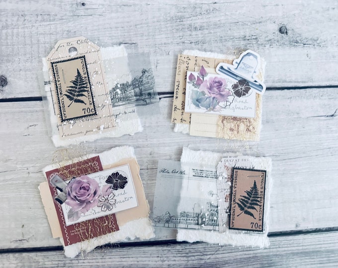 Paper Clusters 5pcs Set / Junk Journal Embellishments - Etsy Canada