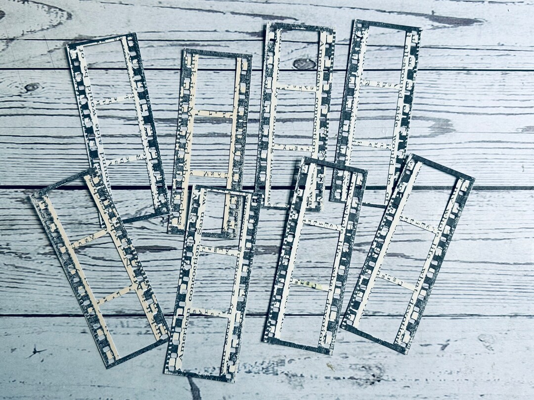 Vintage Reel Film Ephemera Die Cuts for Junk Journaling. Reel Die Cuts ...