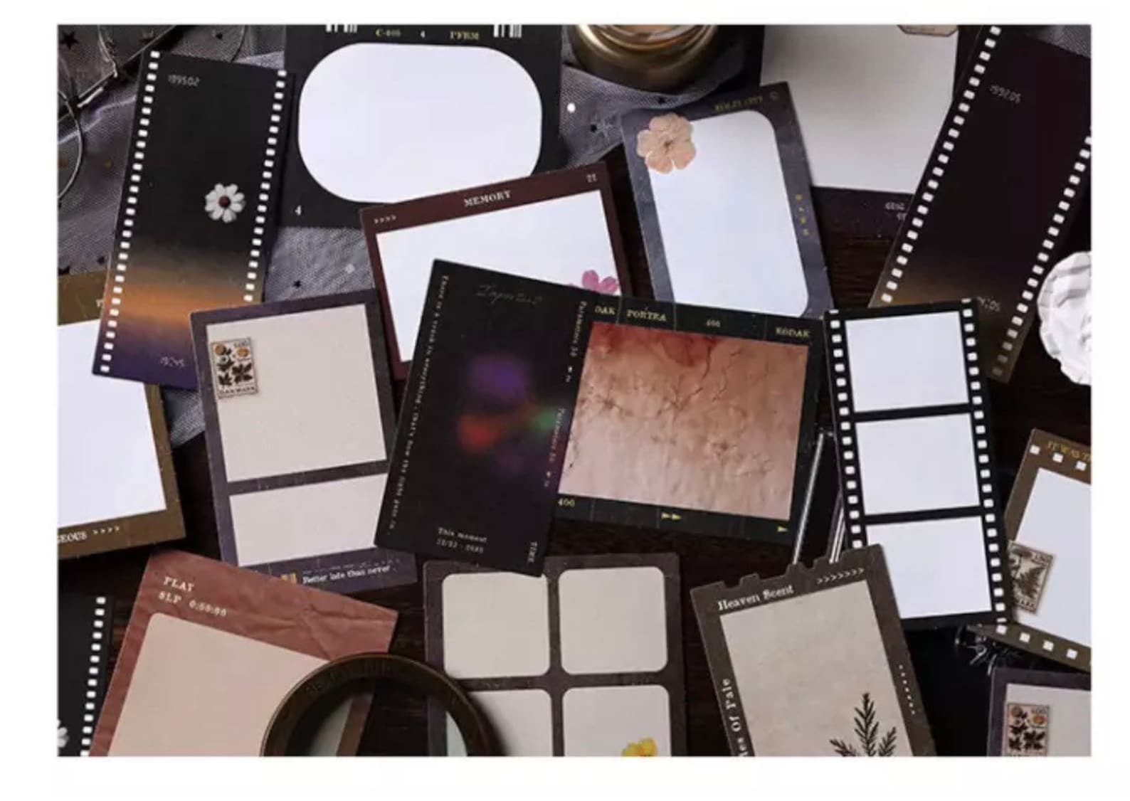 A Lot of 30 Pieces of Paper Ephemera Set. Journal Old Film | Etsy